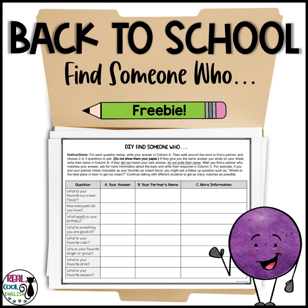 Back to School Icebreakers Your Students Will Love!
