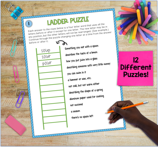 5 Activities to Build Spelling Skills Using Puzzles!