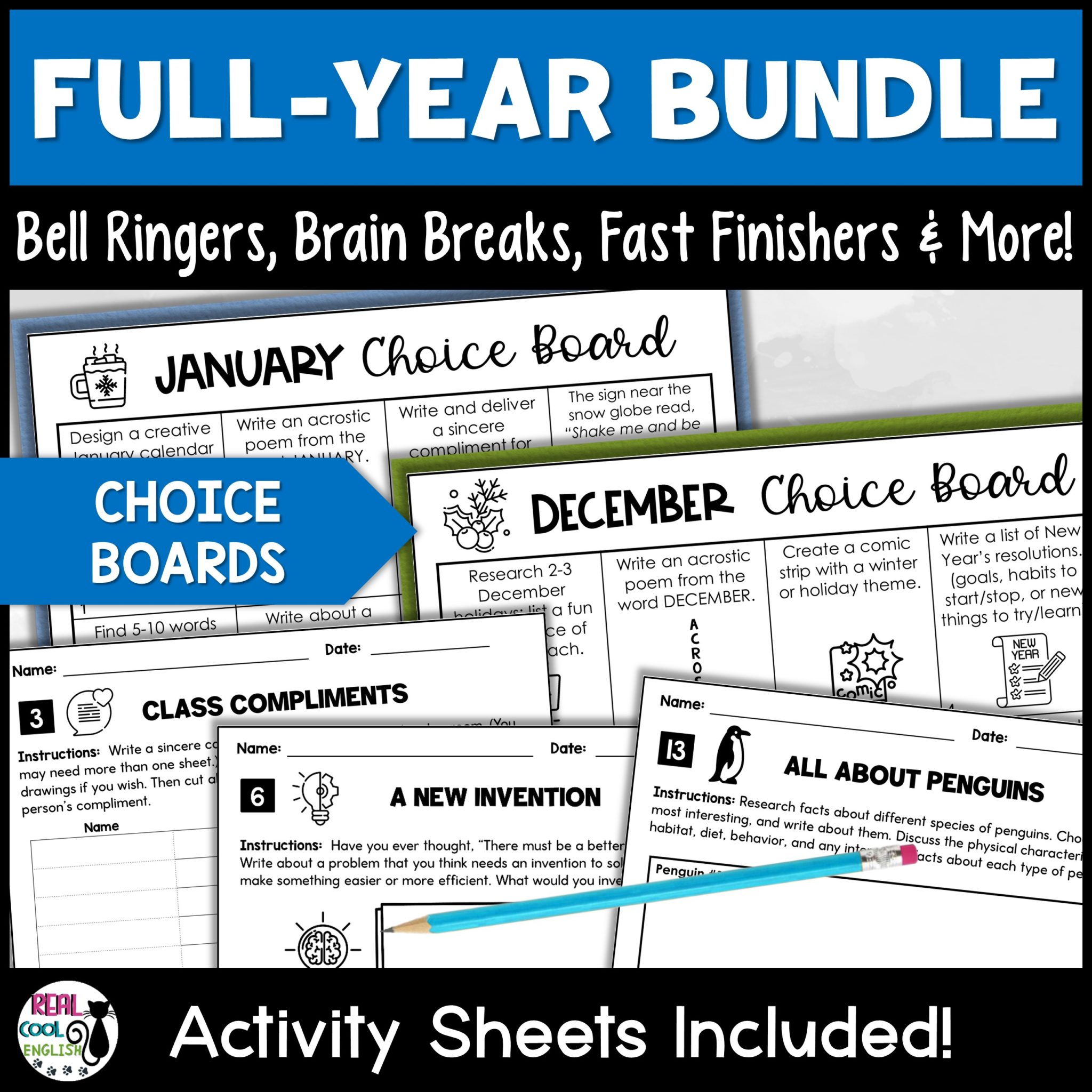 7 Reasons to Use Choice Boards in the Classroom